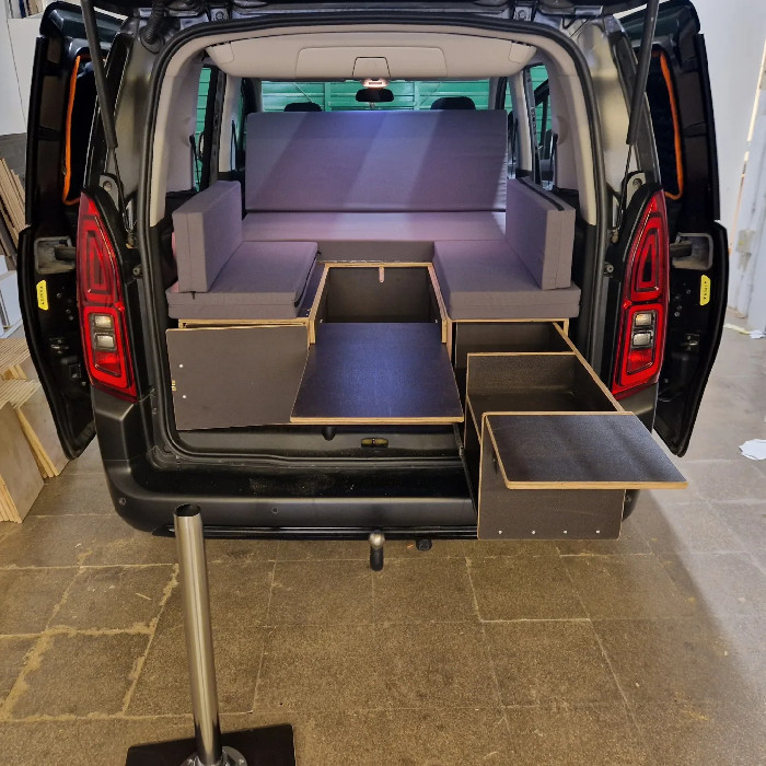 VW Caddy Camper Furniture Kit with Mattress Pack Included – VW Caddy Camper